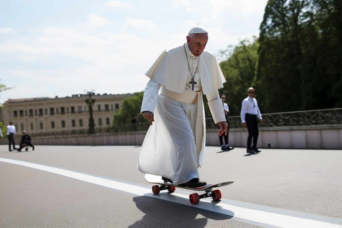 The Pope as you have never seen him before! – Digital and AI Art