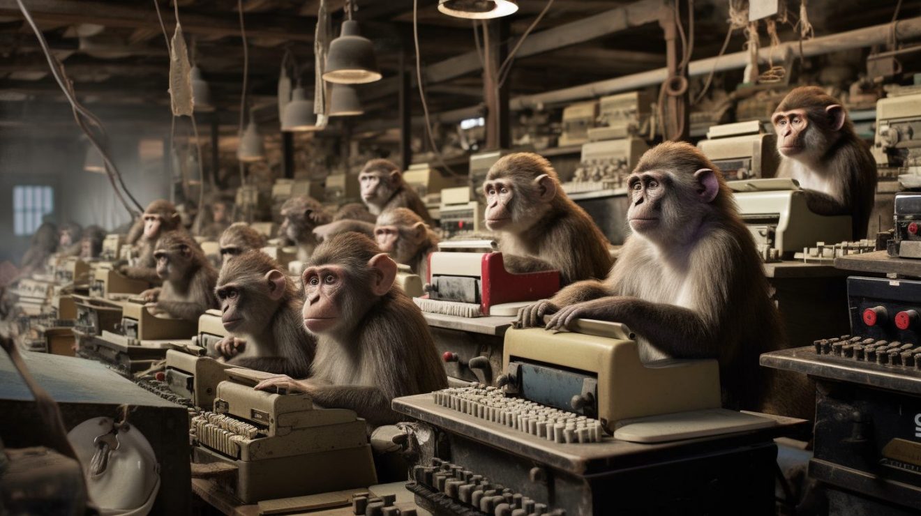 Shakespeare, Infinite Monkeys and Infinite Typewriters – Digital and AI Art