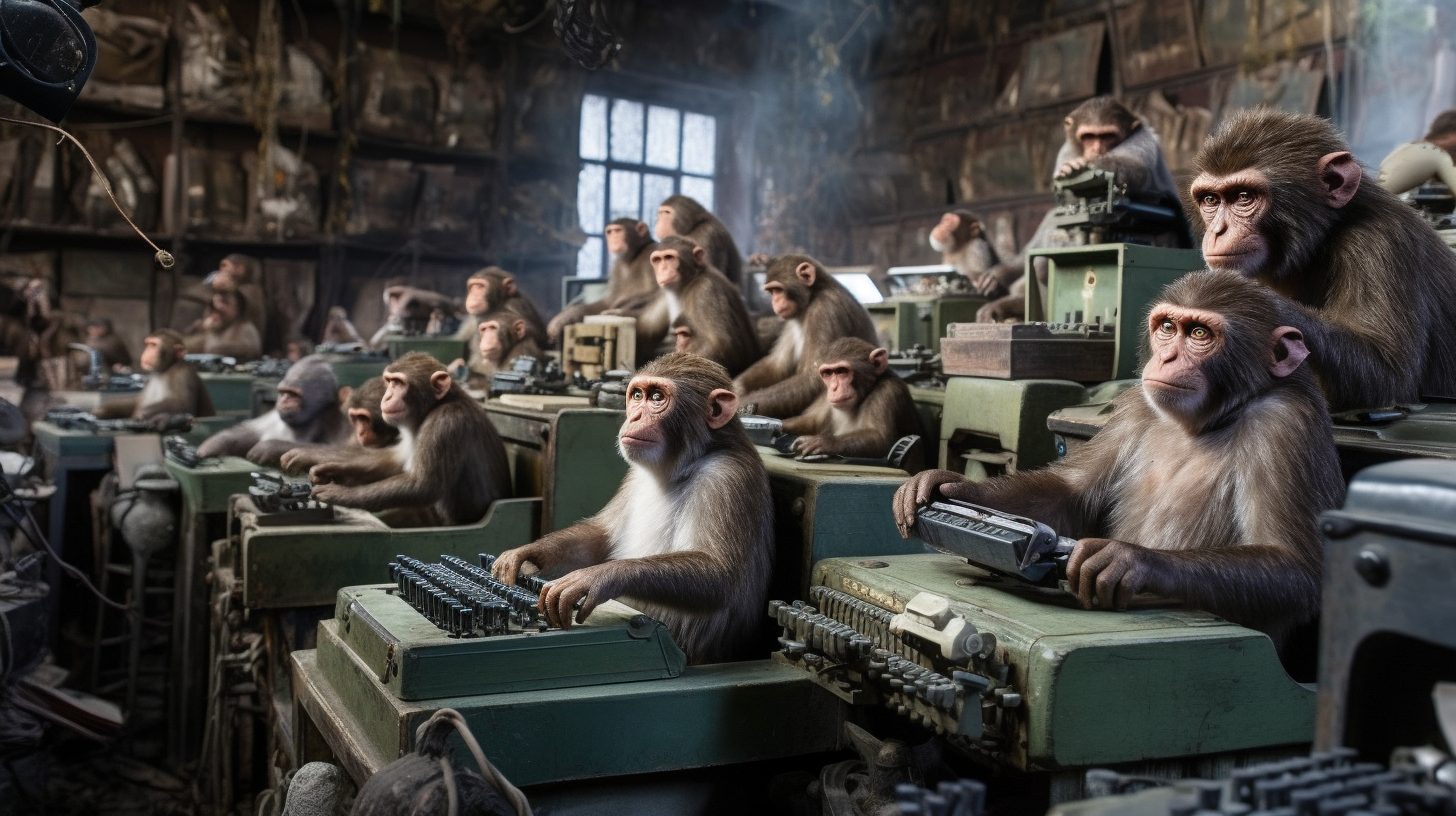 Shakespeare, Infinite Monkeys and Infinite Typewriters – Digital and AI Art