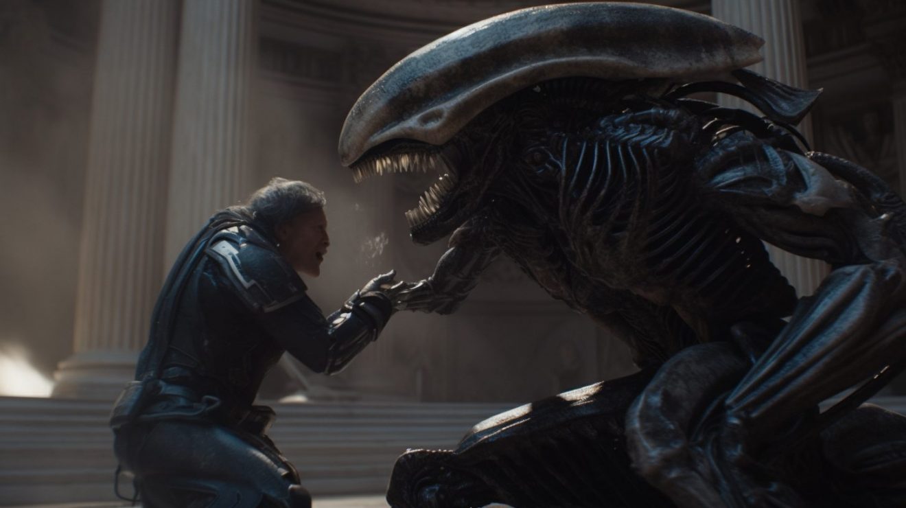 Aliens Vs Gladiators – Digital and AI Art