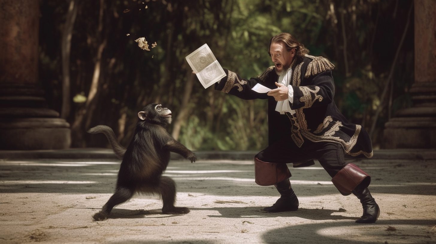 Shakespeare, Infinite Monkeys and Infinite Typewriters – Digital and AI Art