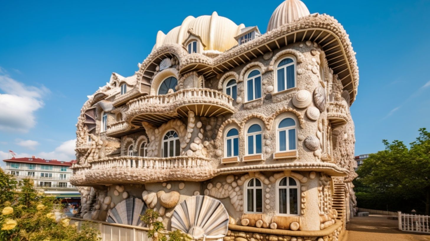 Sea Shell Inspired Architecture – Digital and AI Art