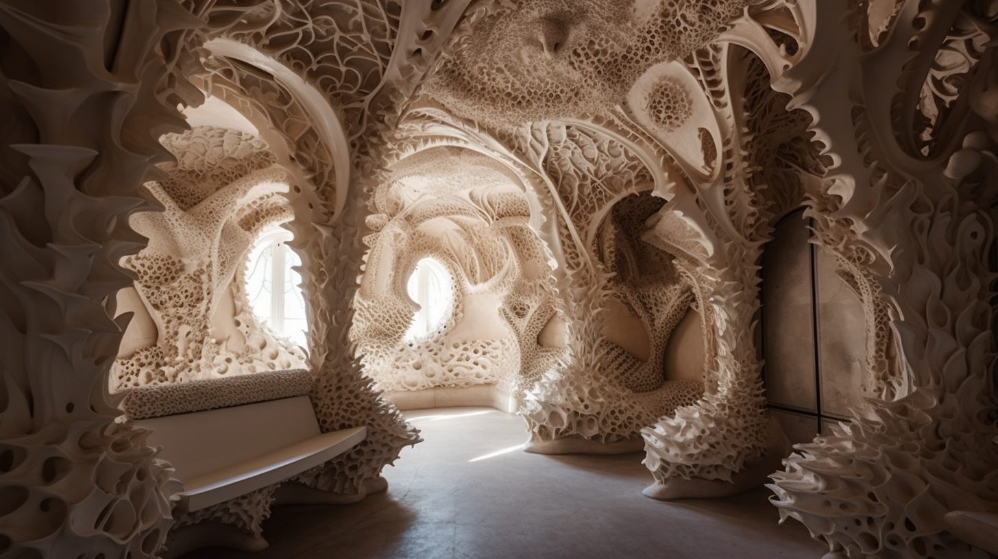 Sea Shell Inspired Architecture – Digital and AI Art